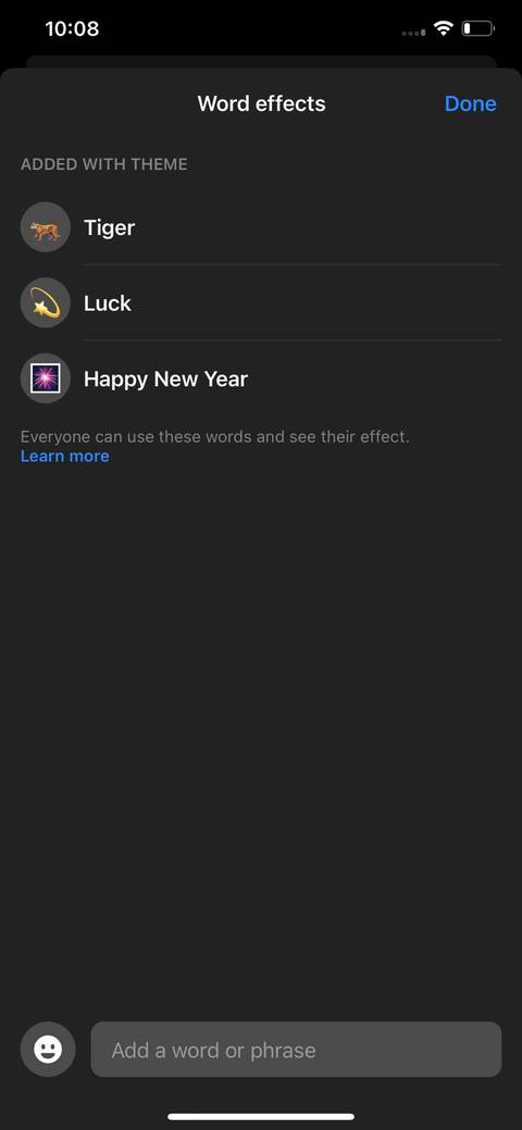 How to Use Word Effects in Facebook Messenger