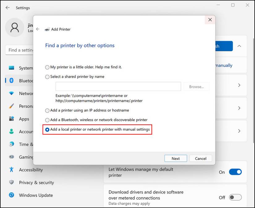 How to Add Wired and Wireless Printers to Windows 11