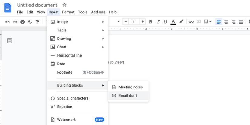 How to Draft an Email in Google Docs and Send It to Gmail