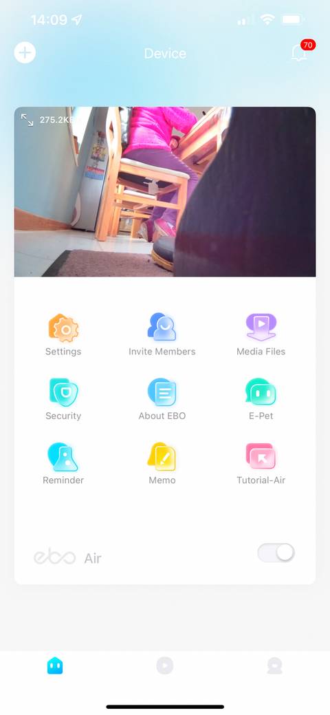 Enobot EBO Air: The Ultimate Home Security Pet Robot Cat Toy ... Thing?