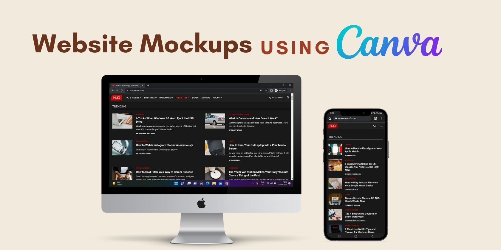 How to Create a Mockup for Your Design Using Canva's Smartmockups