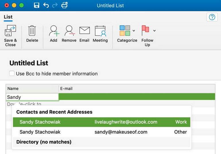 How to Create an Email Group and Distribution List in Outlook