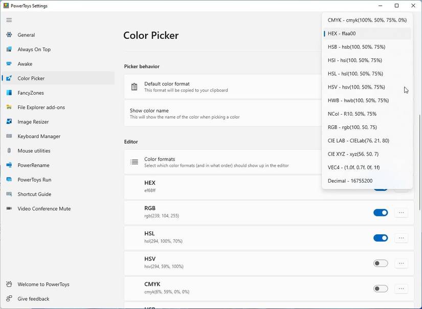 How to Find Any Color Anywhere on Your Screen With PowerToys Color Picker