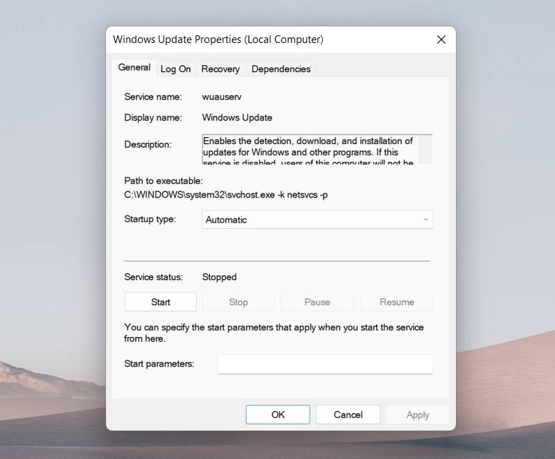 How to Fix Windows Update Error 0x800700a1