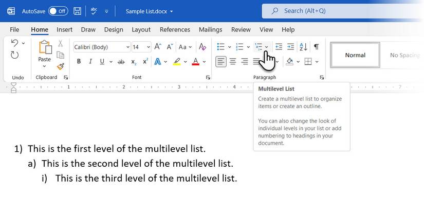 How to Format and Manage Lists in Microsoft Word
