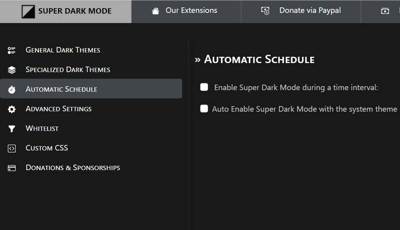 How to Schedule Dark Mode Time Intervals in Google Chrome and Firefox