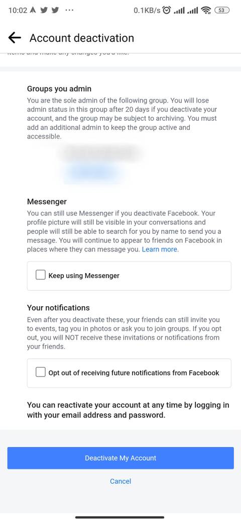 How to Delete Your Facebook Account on Android