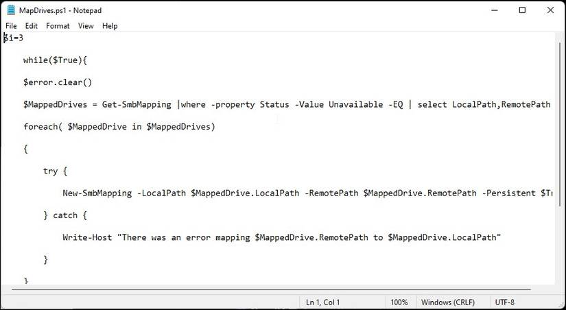 How to Fix the "Could Not Reconnect All Network Drives" Error on Windows