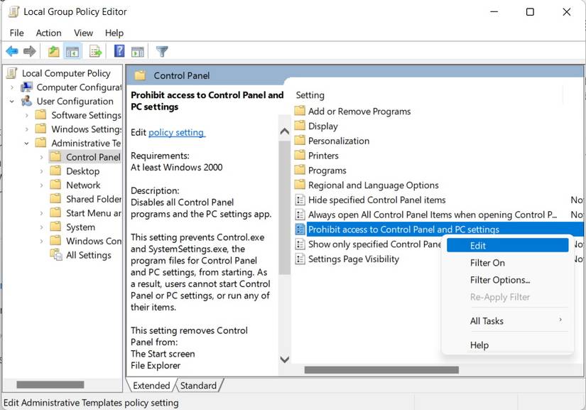 How to Prevent Other Users from Changing Settings in Windows 11