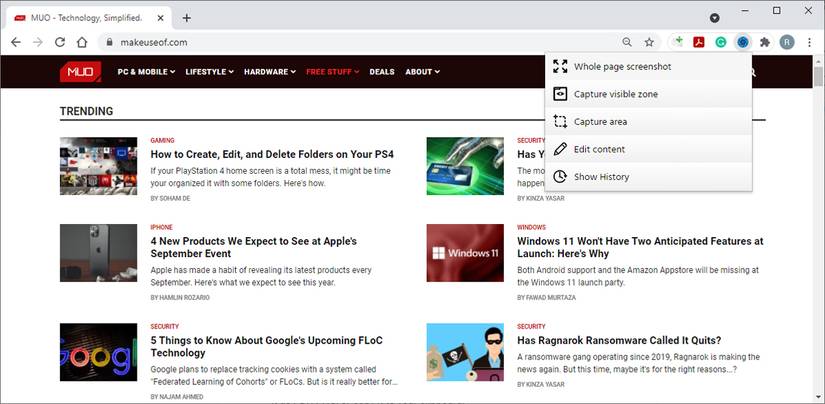 How to Take a Full-Page Screenshot in Chrome and Firefox