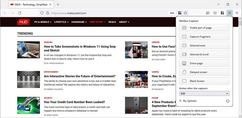 How to Take a Full-Page Screenshot in Chrome and Firefox