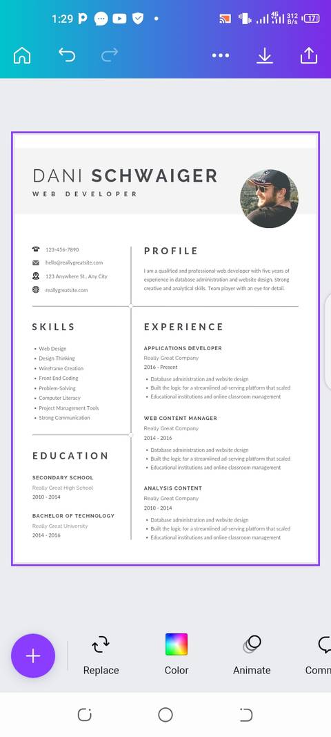 How to Quickly Make a Resume on Your Phone