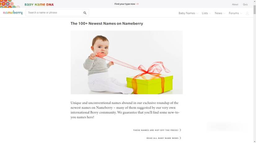 The 5 Best Free Websites to Get Baby Names for Your Newborn