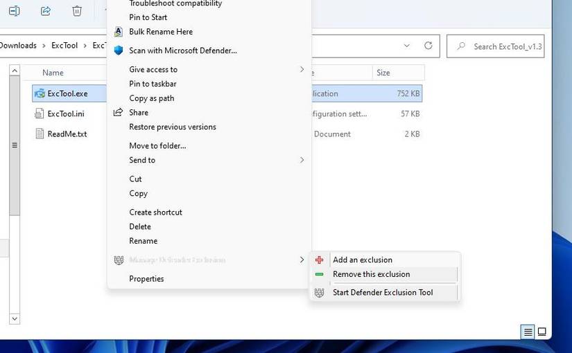 How to Set Windows Security Exclusions in Windows 11