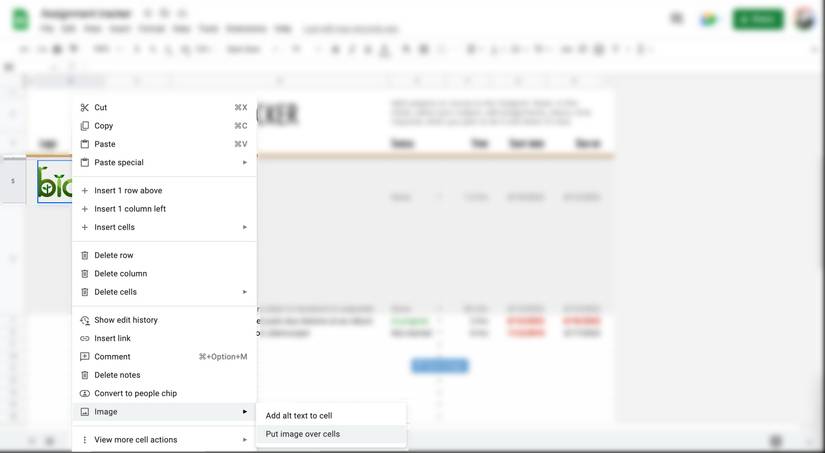 How to Insert an Image Into a Cell in Google Sheets