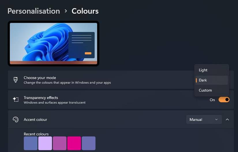How to Change a Themes' Color Scheme in Windows 11