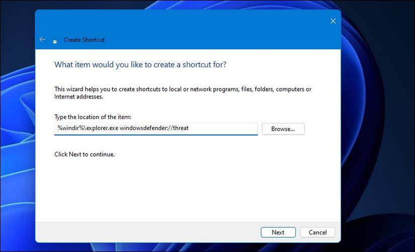 How to Set Up Windows Security Scan Shortcuts in Windows 11