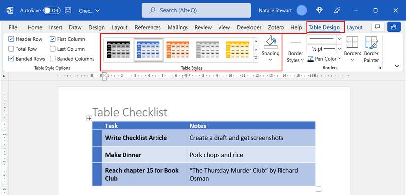 How to Make a Checklist in Microsoft Word