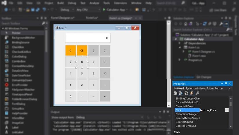 How to Build a Simple Calculator App in Windows Forms