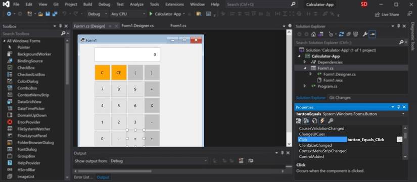 How to Build a Simple Calculator App in Windows Forms