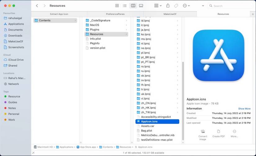 How to Extract App Icons and macOS Icons on a Mac