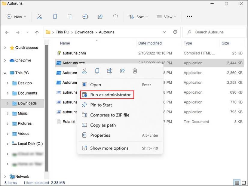 How to Manage Windows Startup Programs With Autoruns