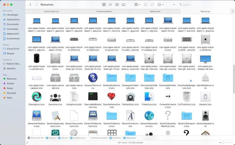 How to Extract App Icons and macOS Icons on a Mac