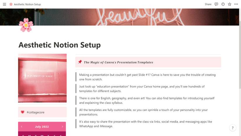 8 Tips to Make Your Notion Setup Aesthetic