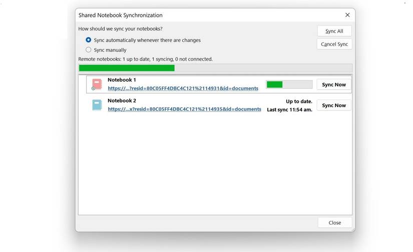 How Can You Fix a OneNote Sync Error