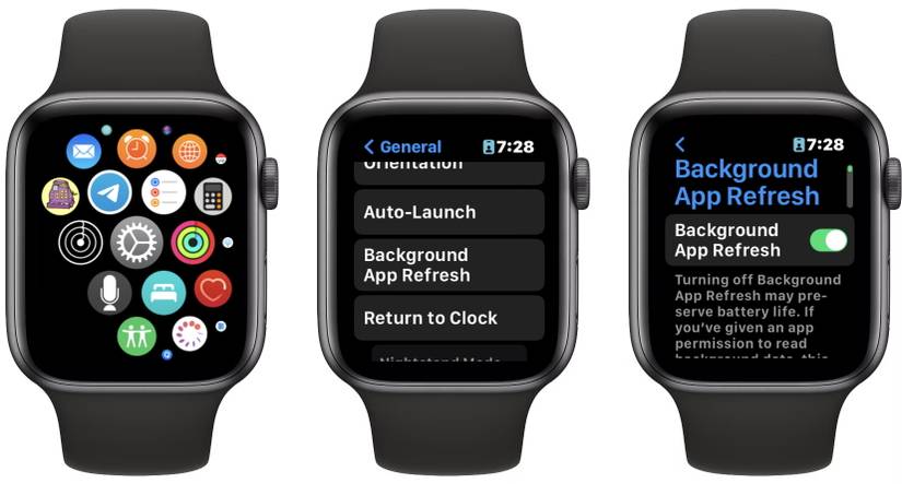 How to Manage Background App Refresh on Apple Watch