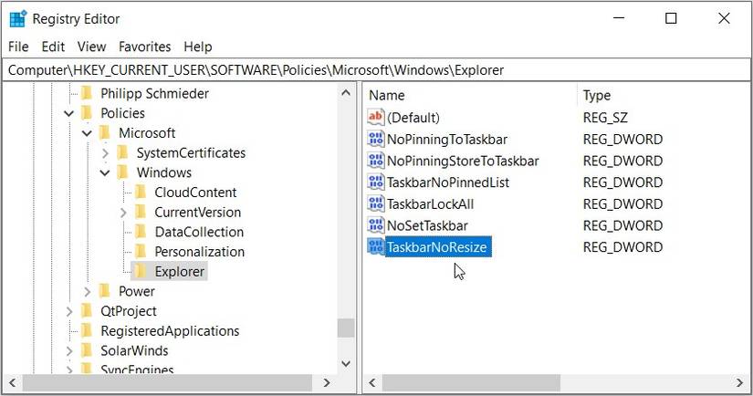 How to Prevent Others From Moving or Resizing the Windows Taskbar