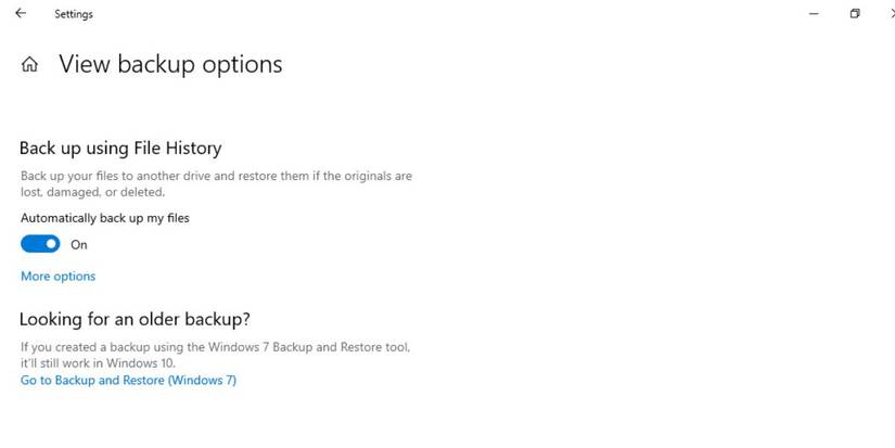 How to Enable or Disable File History in Windows