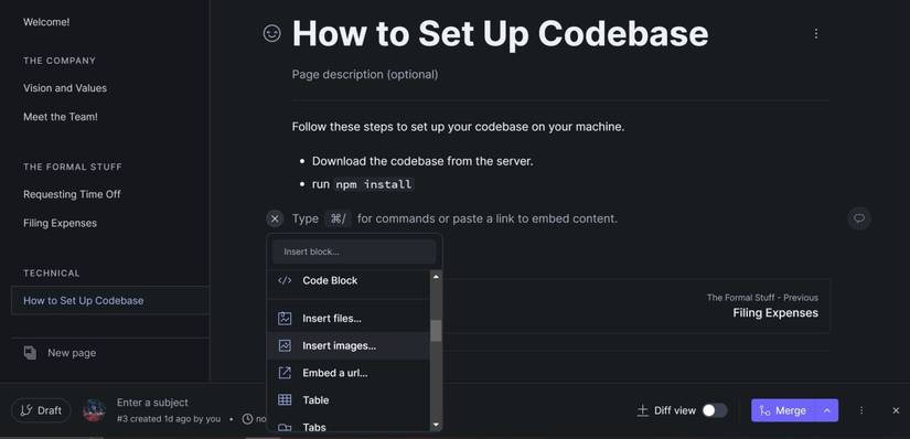 Getting Started With GitBook: How to Add Content Blocks