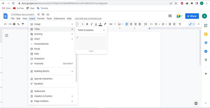How to Add Borders in Google Docs