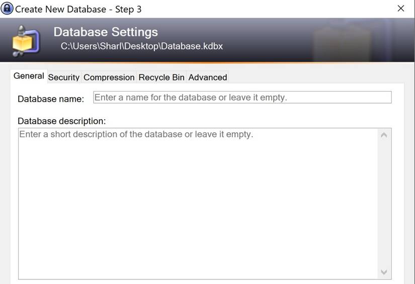 How to Create a New Password Database Using KeePass