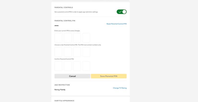 How to Use Parental Controls on Peacock