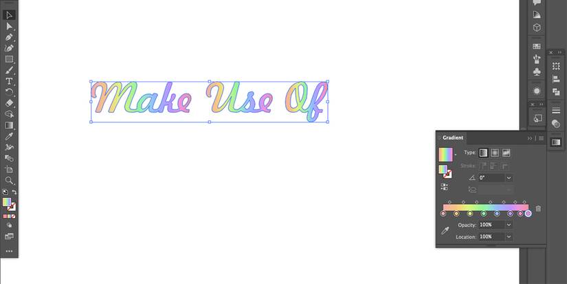 How to Create a Rainbow Text Effect in Adobe Illustrator: 2 Ways