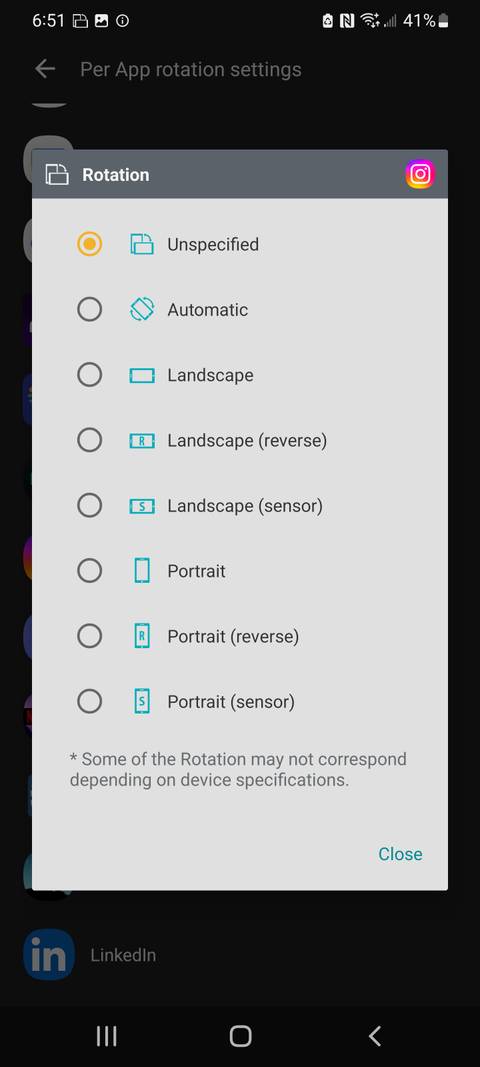 How to Disable Auto-Rotate for Individual Apps on Android