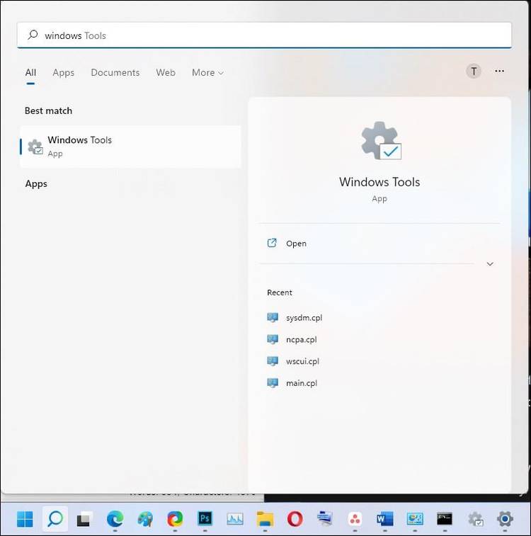 7 Ways to Open the Windows Tools in Windows 11