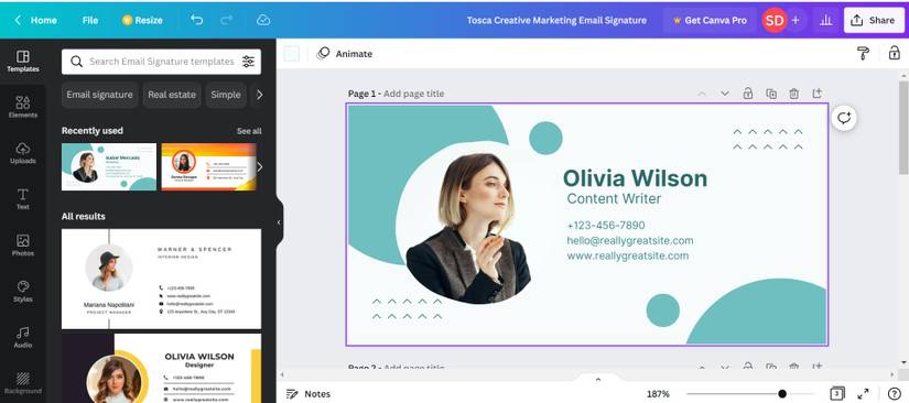 How to Create an Email Signature Using Canva