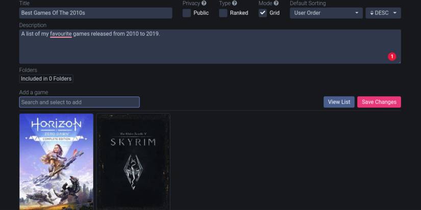 How to Track and Rate Your Video Games Using Backloggd