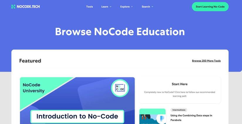 5 Exceptional Free Tutorials to Learn No-Code Development
