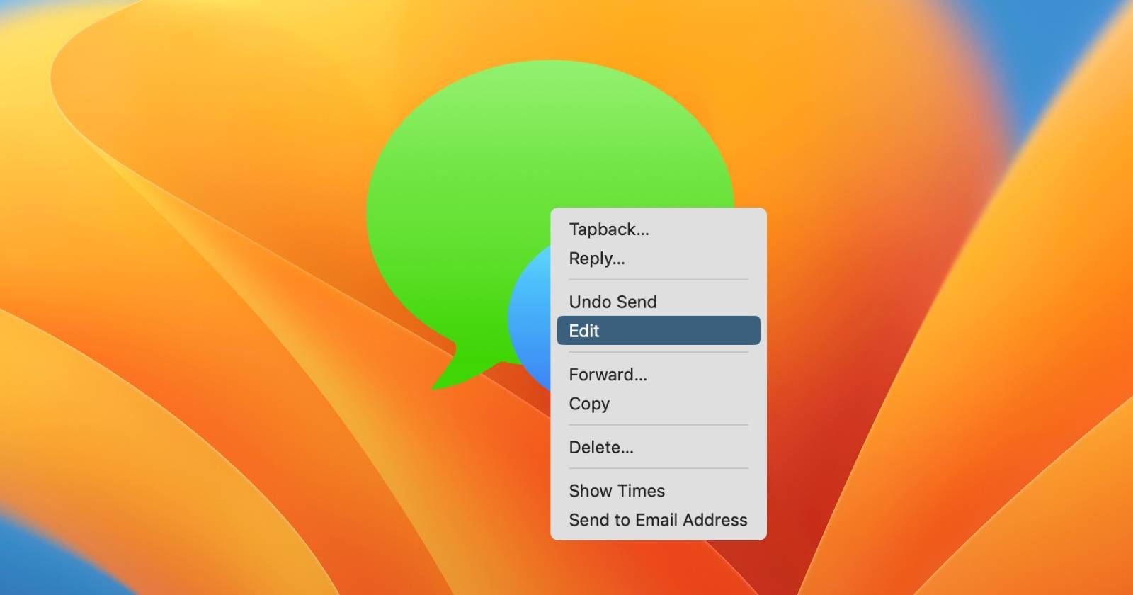 How to Edit and Undo Messages on a Mac