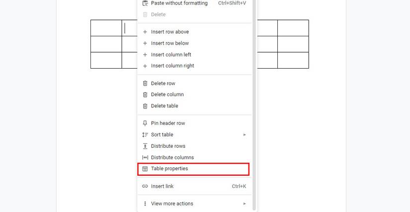 How to Create and Edit Tables in Google Docs