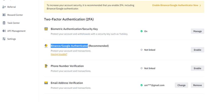How to Secure Your Binance Account With 2FA