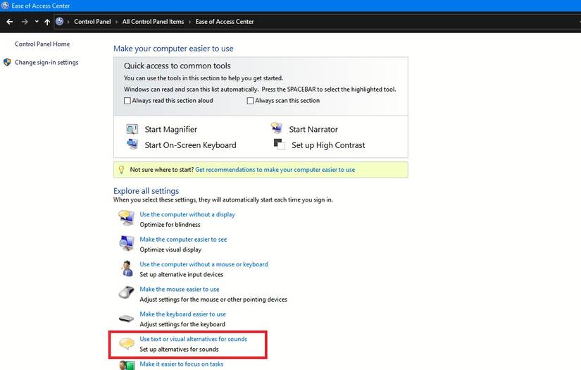 How to Set Up Visual Alerts for Audio Notifications on Windows 10 and 11