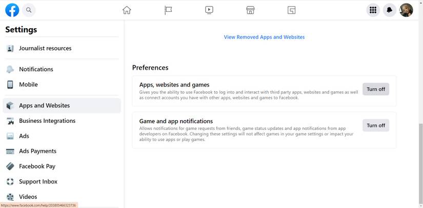 How to Manage Apps and Websites Connected to Your Facebook