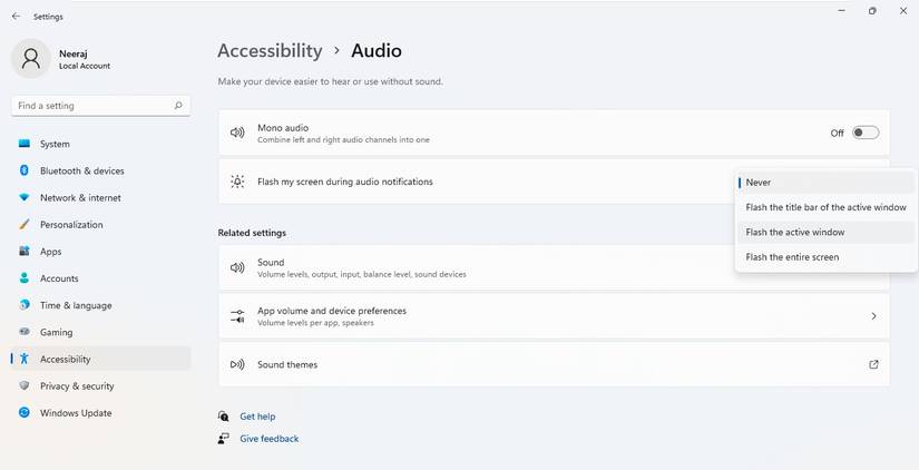 How to Set Up Visual Alerts for Audio Notifications on Windows 10 and 11