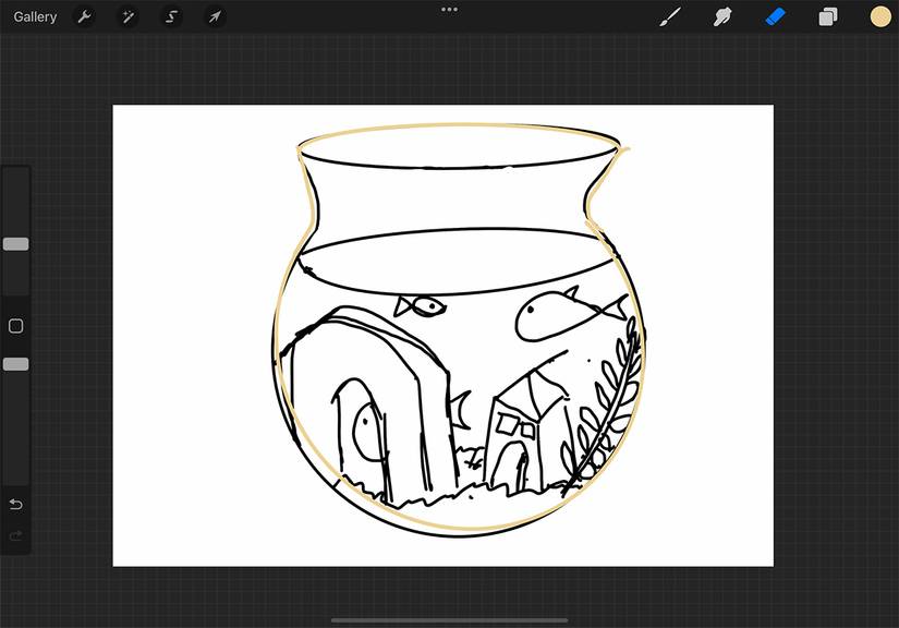 How to Create a Paper Cut-Out Effect in Procreate