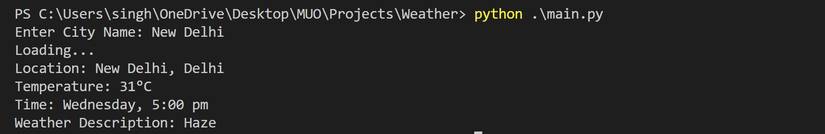 How to Fetch Live Weather Data Using Python
